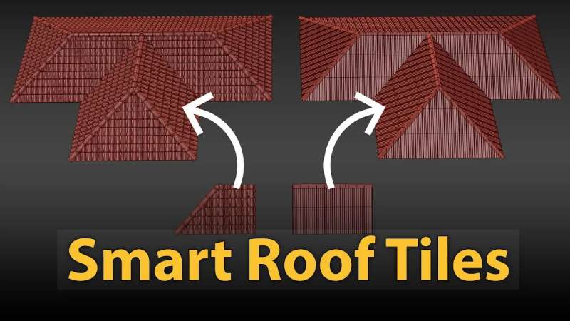 How to create roof tiles in 3dsMax - ArchvizHow