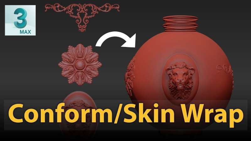 How to use Conform & Skin Wrap in 3dsMax - ArchvizHow