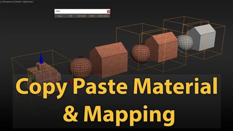 How to Copy Paste Material and Mapping in 3dsMax - ArchvizHow